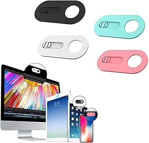 Amazon.com: Webcam Cover Slide 4-Pack, 0.027 Inch Ultra Thin Camera ...