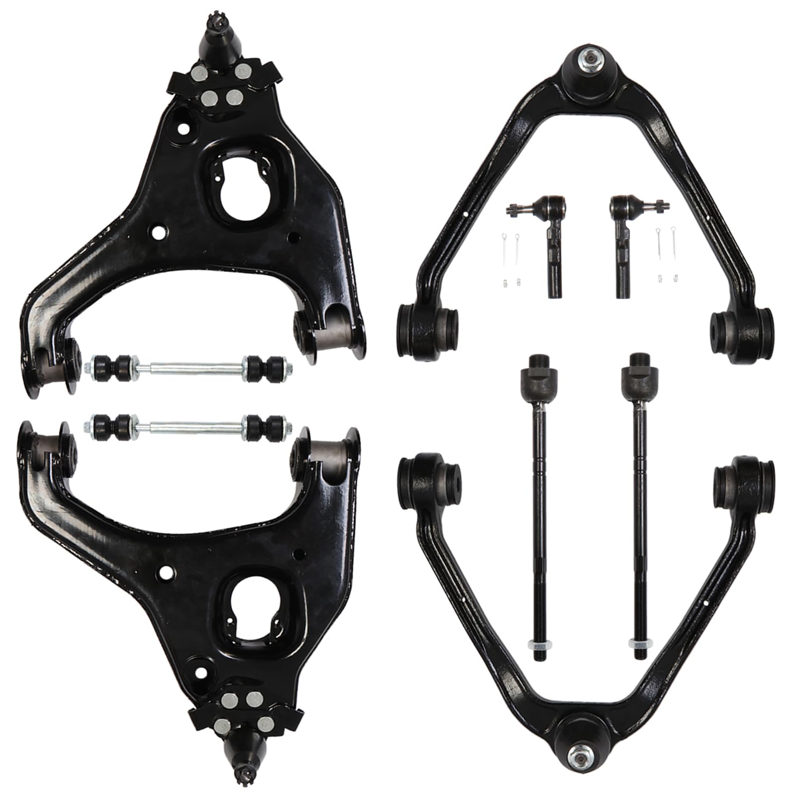 EVERESTWAY Front Suspension Kit Upper/Lower Control Arm Compatible with ...