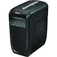 Fellowes Powershred 60Cs 10-Sheet Cross-Cut Shredder (CRC 46062), Black ...