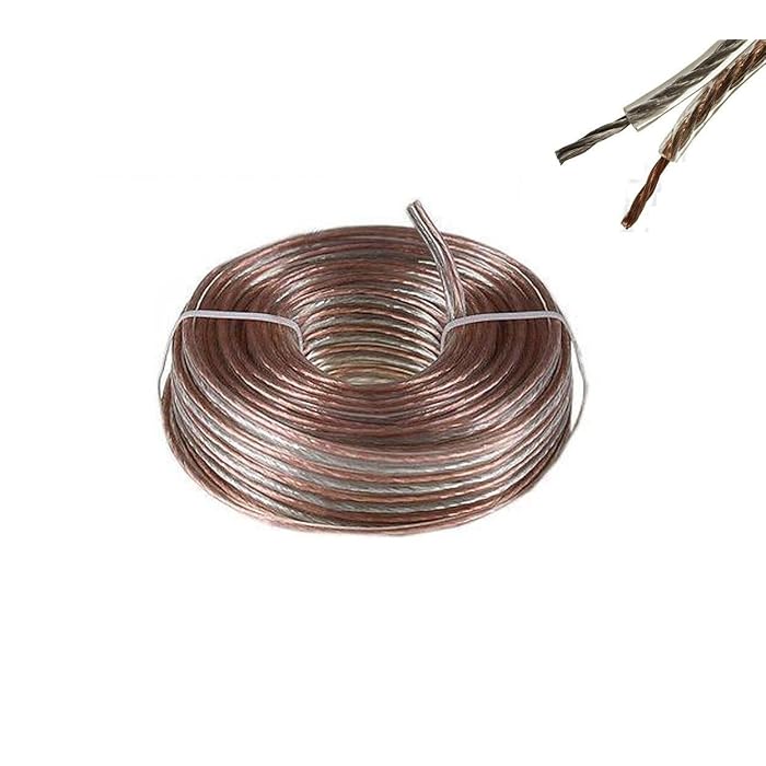 Buy 100'ft feet 18 awg Heavy Duty ag Gauge HOME / CAR Audio Speaker ...