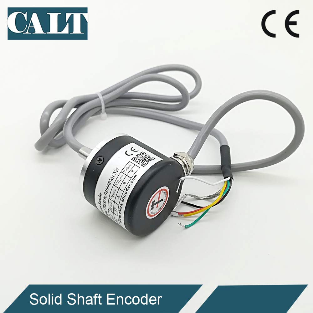 Mua 38mm Body Diameter 6mm Solid Shaft Rotary Encoder 2000PPR Line ...