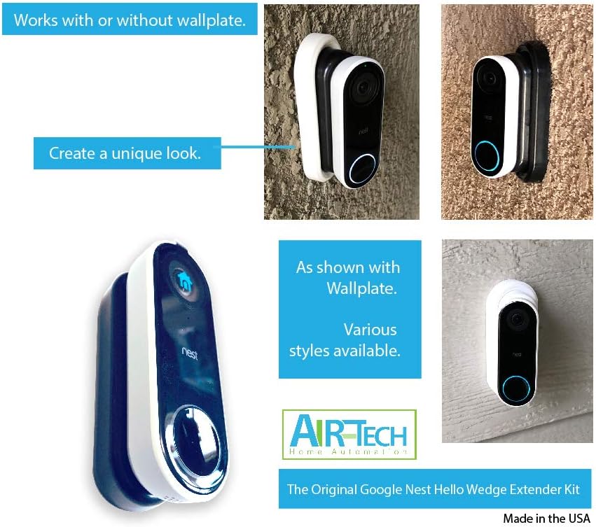 AirTech Home Automation – Nest Hello Wedge – Black (Classic Pill) – 30 ...