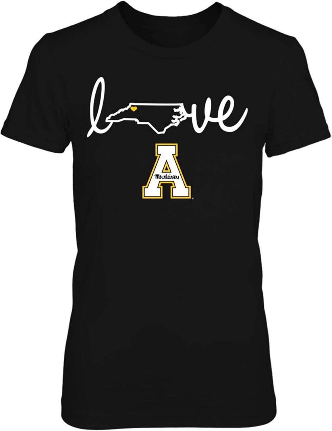 Mens Appalachian State!Clothing! Mountaineers State Love T-Shirt ...