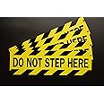 Amazon.com: Do Not Step Here Stickers Vinyl Decals (4 Pack!!) 10" X 3 ...