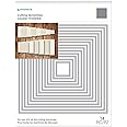 Amazon.com: Momenta Large Nested Square Dies 14PC Cutting Template, Steel