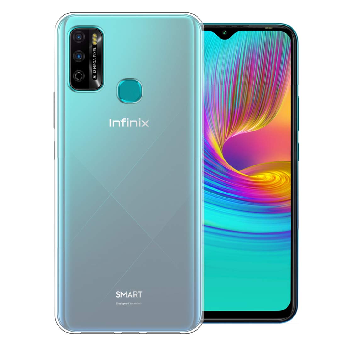 Nainz Silicon Transparent Soft Back Cover for Infinix Smart 4 Plus ...