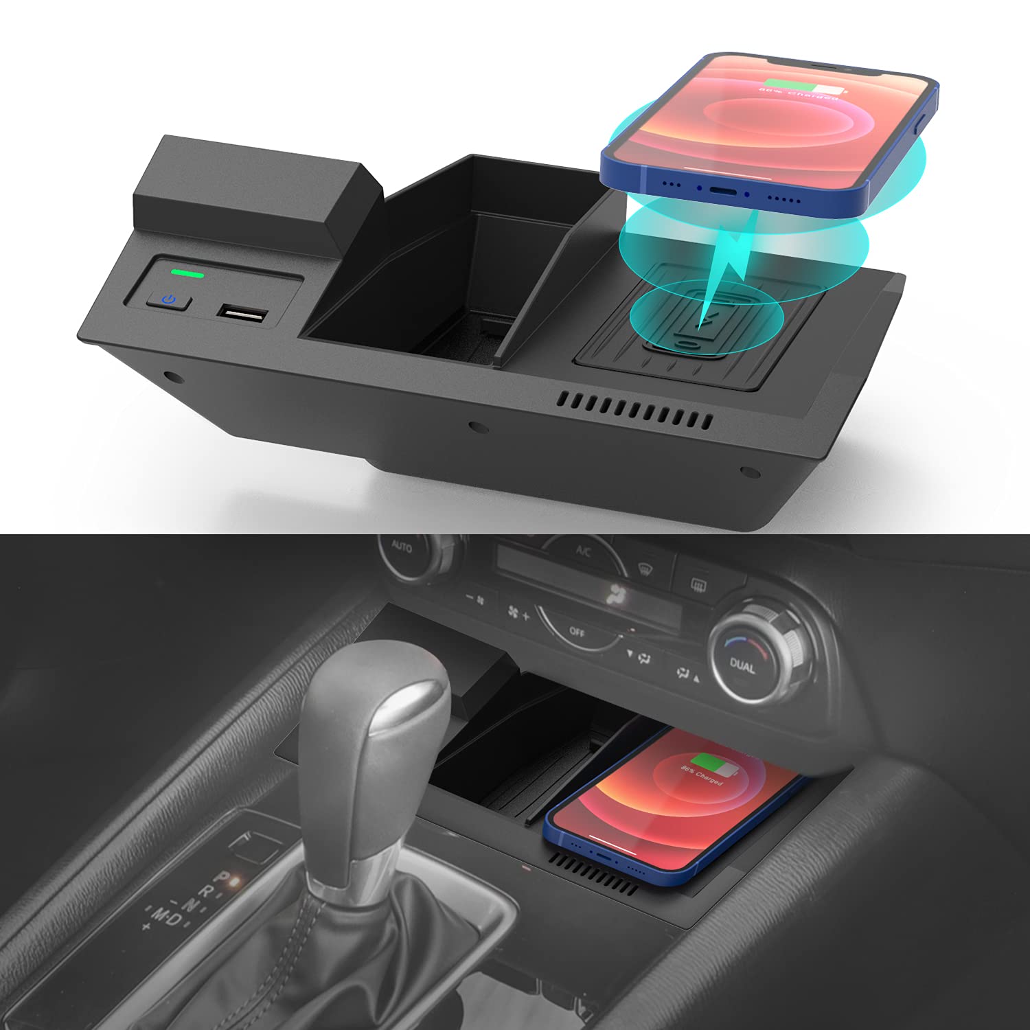 Mua Wireless Car Charger for Mazda CX5 CX-5 2017-2023 2024 Center ...