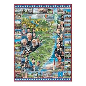 Amazon.com: Historic New Jersey Jigsaw Puzzle 1000pc: Toys & Games