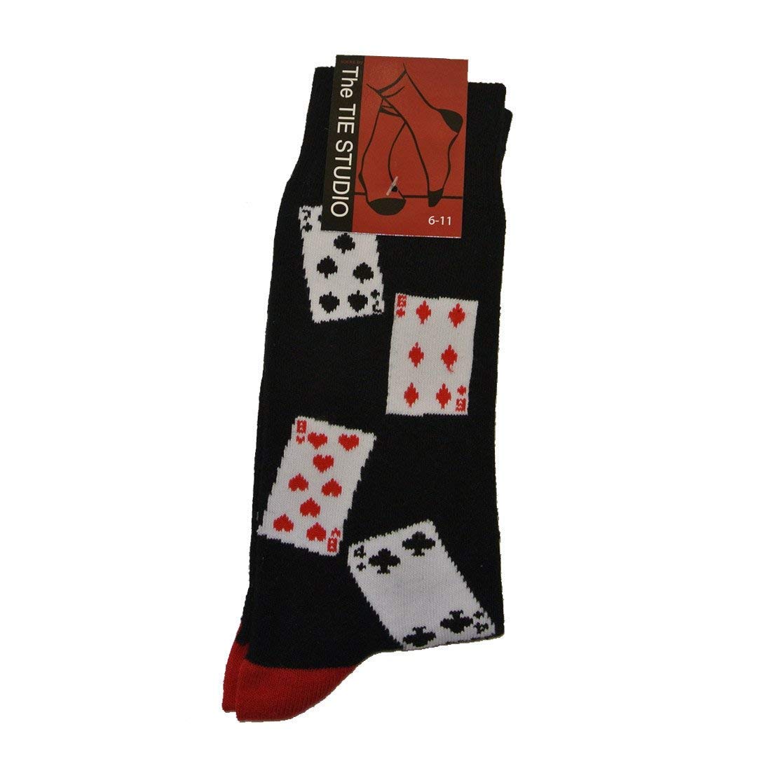 Playing Card Socks by The Tie Studio: Amazon.co.uk: Clothing