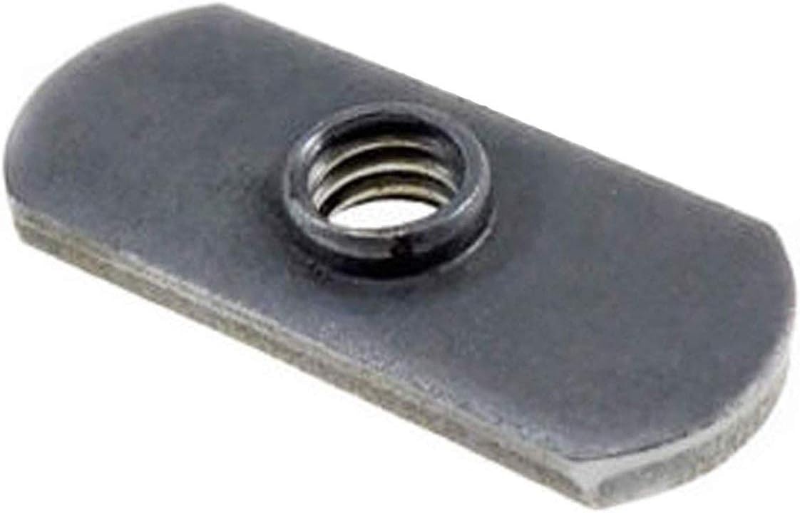 10 Low-Carbon Steel Double Tab 10 Pack 3/8-16 Spot Weld Nuts Center ...
