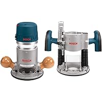 Bosch 1617EVSPK-RT 12 Amp 2-1/4 HP Plunge and Fixed Base Variable Speed ...