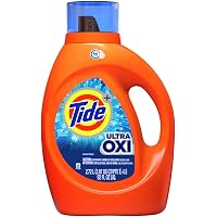 Amazon.com: Tide Ultra Oxi Liquid Laundry Detergent, 29 loads, 46 fl oz ...