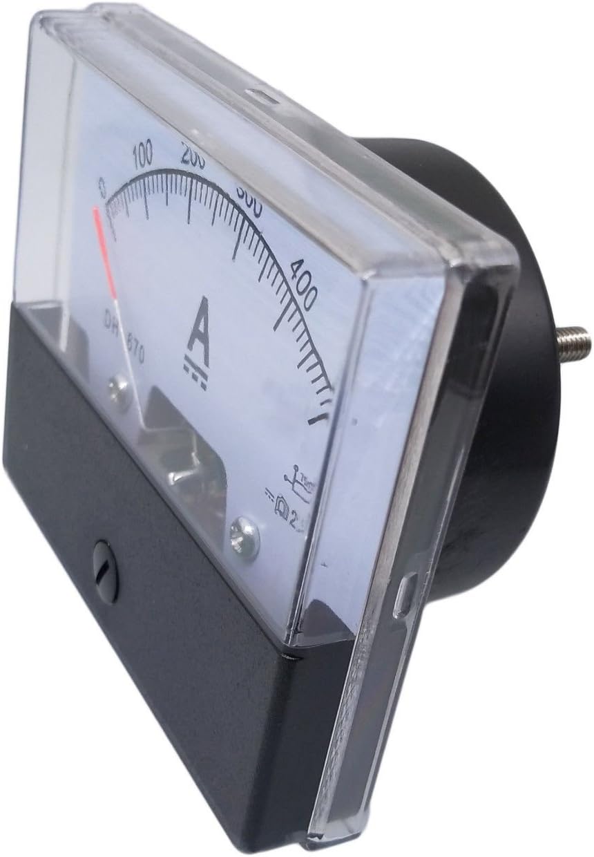 Automotive Analog Panel AMP Current Ammeter Meter Gauge DH-670 0-500A ...