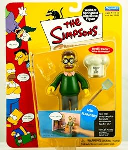 Amazon.com: The Simpsons Series 2 Ned Flanders Action Figure: Toys & Games
