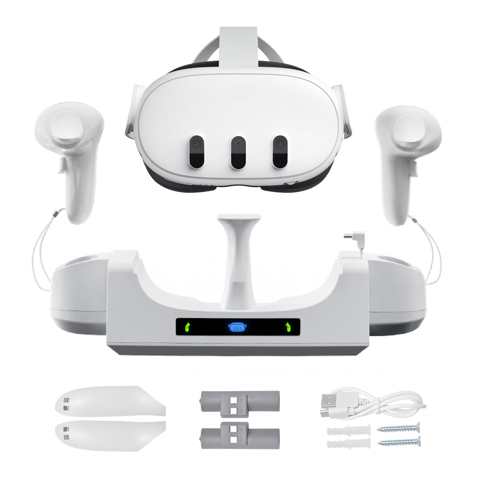 Charging Dock Compatible with Oculus/Meta Quest 3, Charging Stand for ...