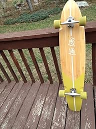 Amazon.com : Ten Toes Board Emporium Zed Bamboo Longboard Skateboard ...