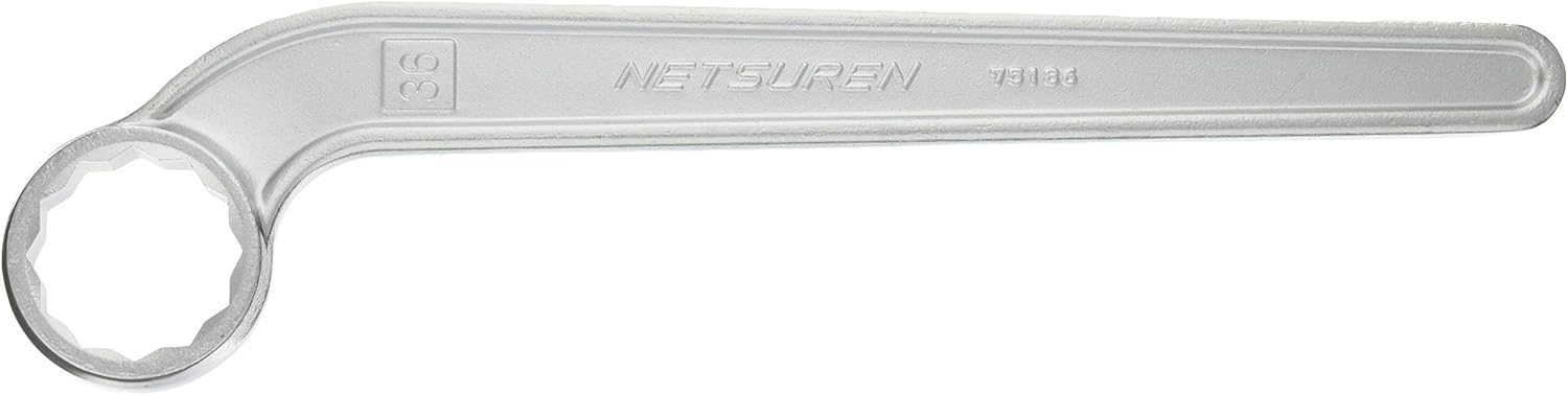 Amazon | ネツレン 曲柄片口めがねスパナ36 L0639 | メガネレンチ