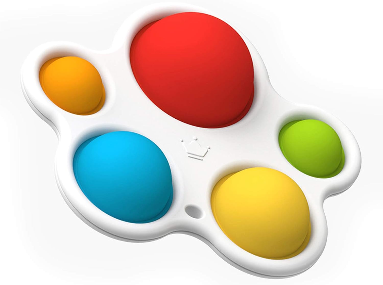 hirsrian Simple Dimple Fidget Toys, Push Pop Buuble Silicone Flipping ...