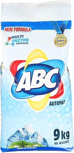 ABC Automatic Laundry Powder Detergent - Mountain Freshness Scent, 9 kg ...