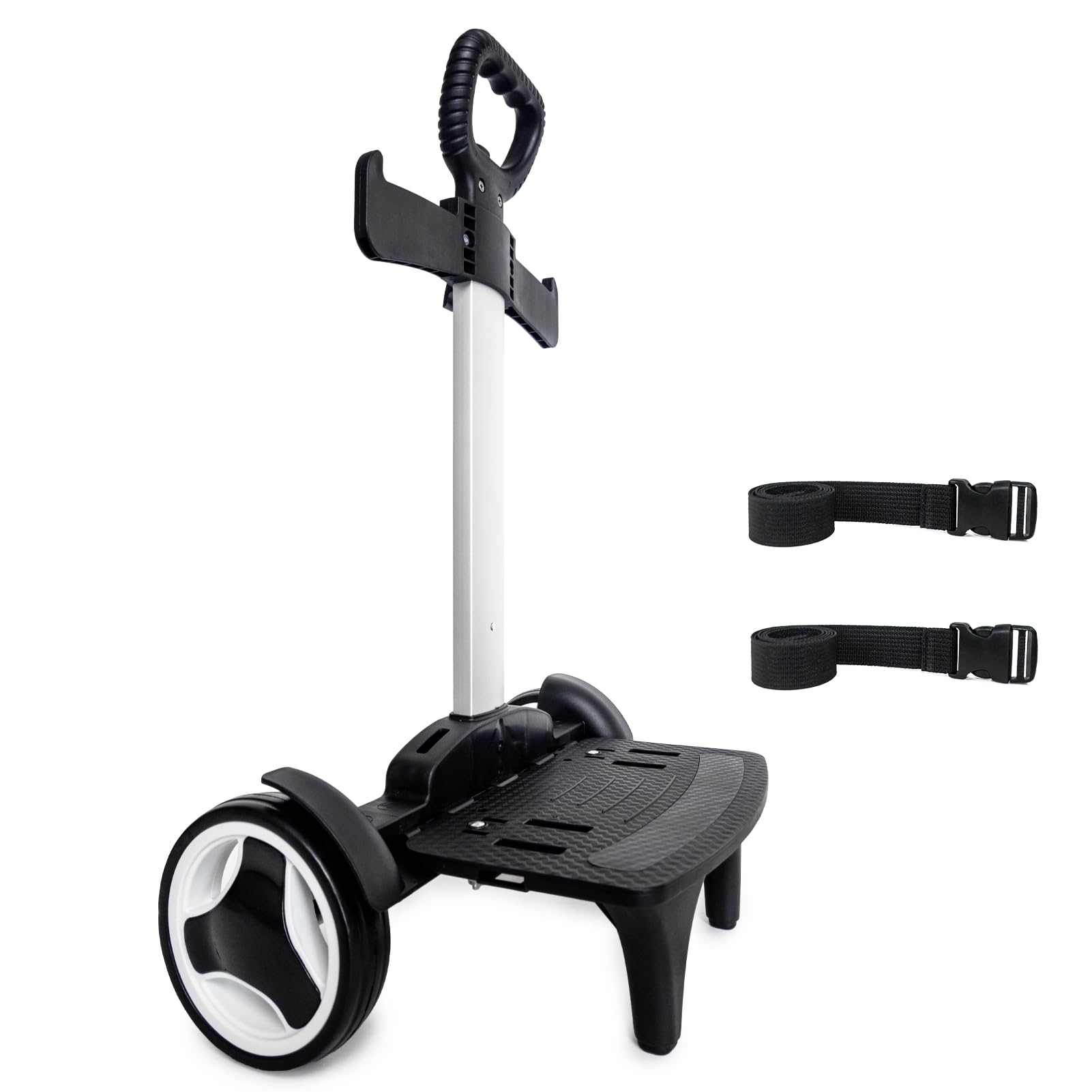 Backpack Trolley, Wheeled Cart with Noiseless Large Wheels Aluminium ...