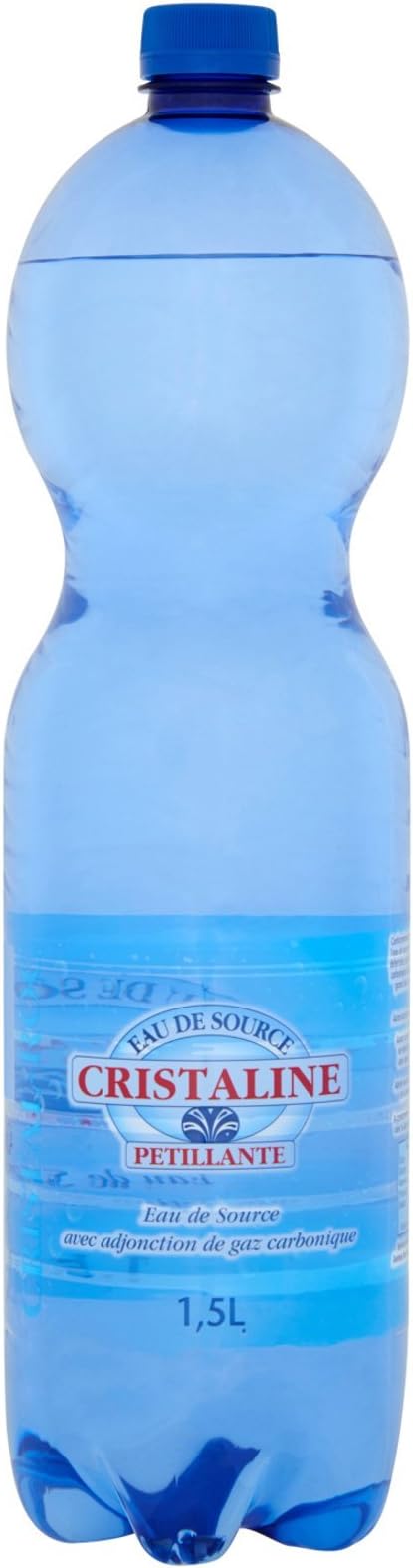 Cristaline Pétillante Eau de Source Pack de 6 Bouteilles 1,5 L: Amazon ...