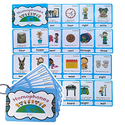 Richardy 23 Groups Homophones Flashcards Pocket Card Grammar Learning ...
