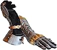 Amazon.com: Medieval Articulated Gauntlets with Brass Accents ABS ...