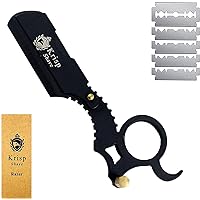 Amazon.com: Professional Classic Straight Edge Barber Razor For Close ...