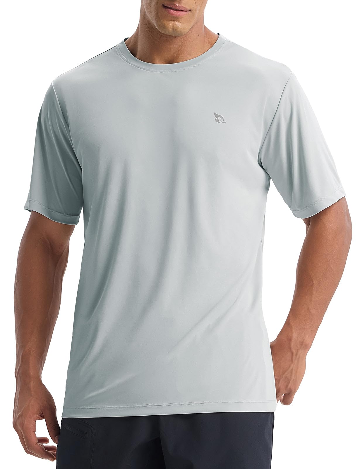 baleaf Men's UPF 50+ Sun Protection Shirts UV SPF Short Sleeve T-Shirts ...