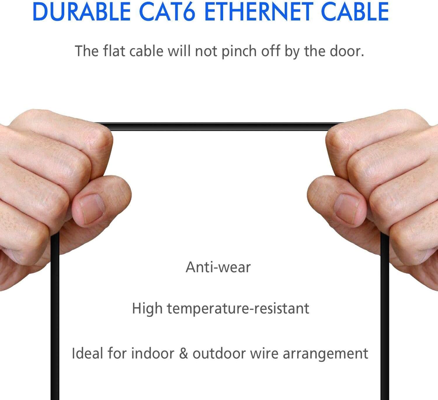 TBMax 10m Ethernet Cable Cat 6 High Speed 10/100/1000 Mbit/s Gigabit ...