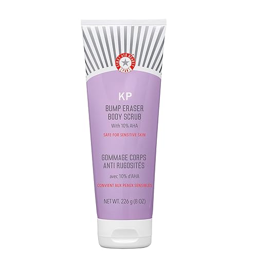 First Aid Beauty KP Bump Eraser Body Scrub with 10% AHA, Keratosis ...