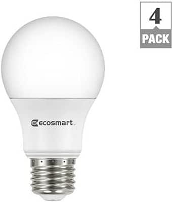 EcoSmart 40W Equivalent Soft White A19 Energy Star Dimmable LED Light ...