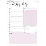 3er Set To-do Liste I DIN A6 I Tagesplaner Organizer Notiz-Block I zum Beschreiben, Abreißen und ...