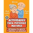 Libro de actividades para personas mayores: juegos y ejercicios de memoria | Demencia, Alzheimer ...