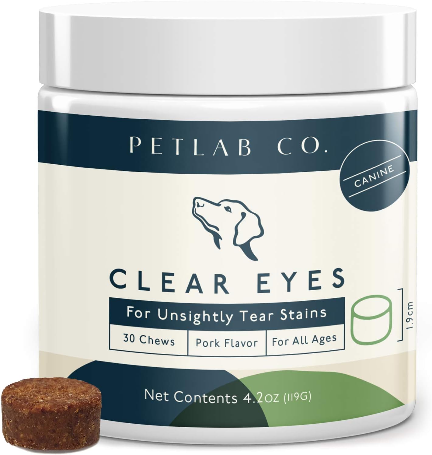 Petlab Co. Clear Eye Chews Dog Tear Stain Appearance Reduction & Eye ...