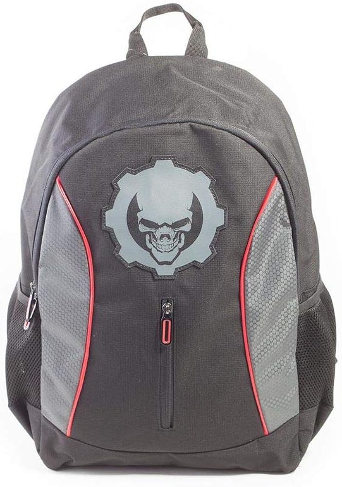 Gears of War - Black Skull Backpack | Official Merchandise: Amazon.co ...