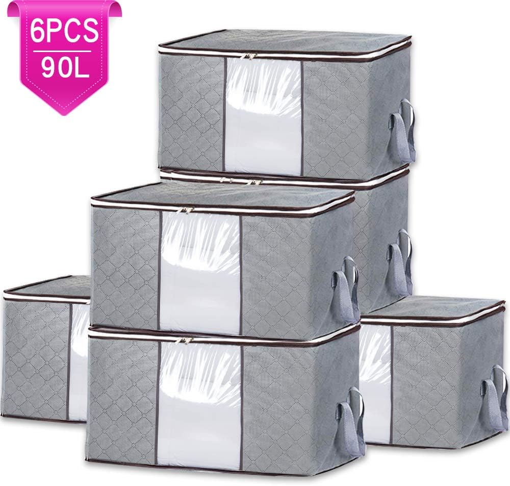 NORTHERN BROTHERS Clothes Storage Bags Underbed Storage Boxes For Clothes Large Duvet Storage northern-brothers-clothes-storage-bags-underbed-storage-boxes-for-clothes-large-duvet-storage