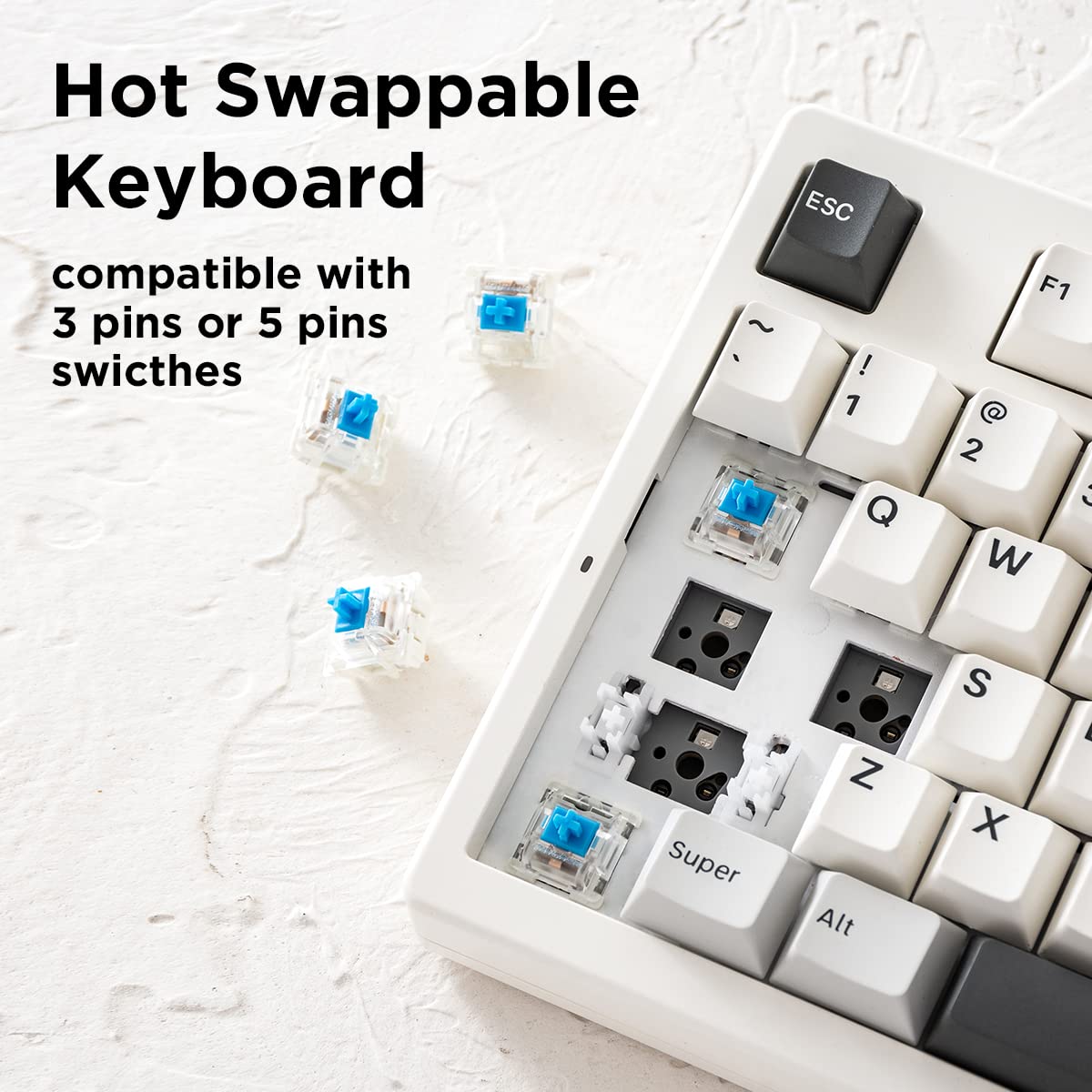 Mua YUNZII Keynovo IF98 98 Key 96% 1800 Hot Swappable Gasket Mechanical ...