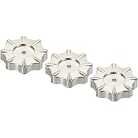 PATIKIL Round Wheel Handle, 2 Pack Faucet Handles Refrigerant Manifold ...