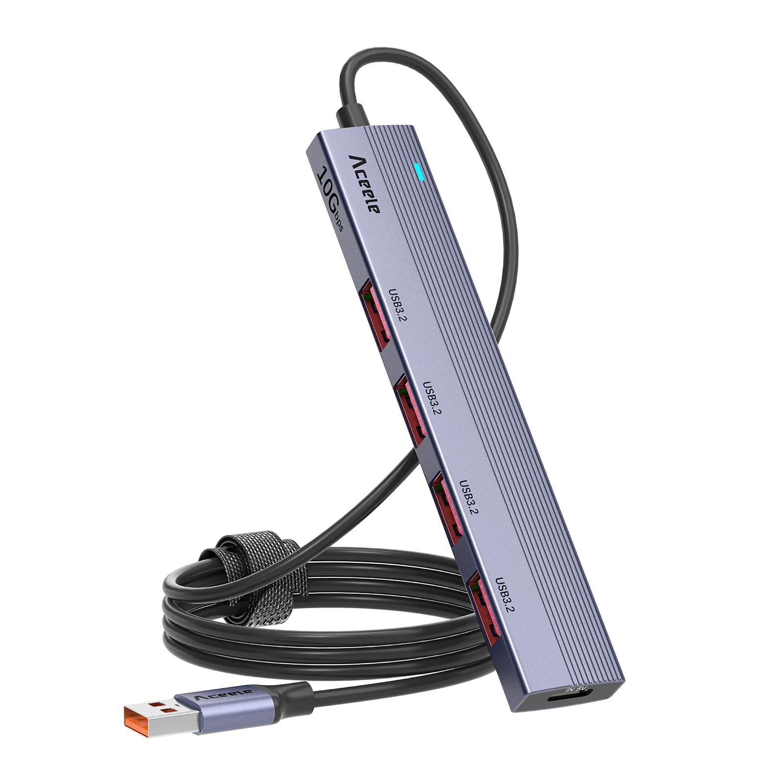 Mua Aceele USB Hub 𝟏𝟎𝐆𝐛𝐩𝐬, USB 3.2 Gen 2 Hub with 4 USB A Ports and ...