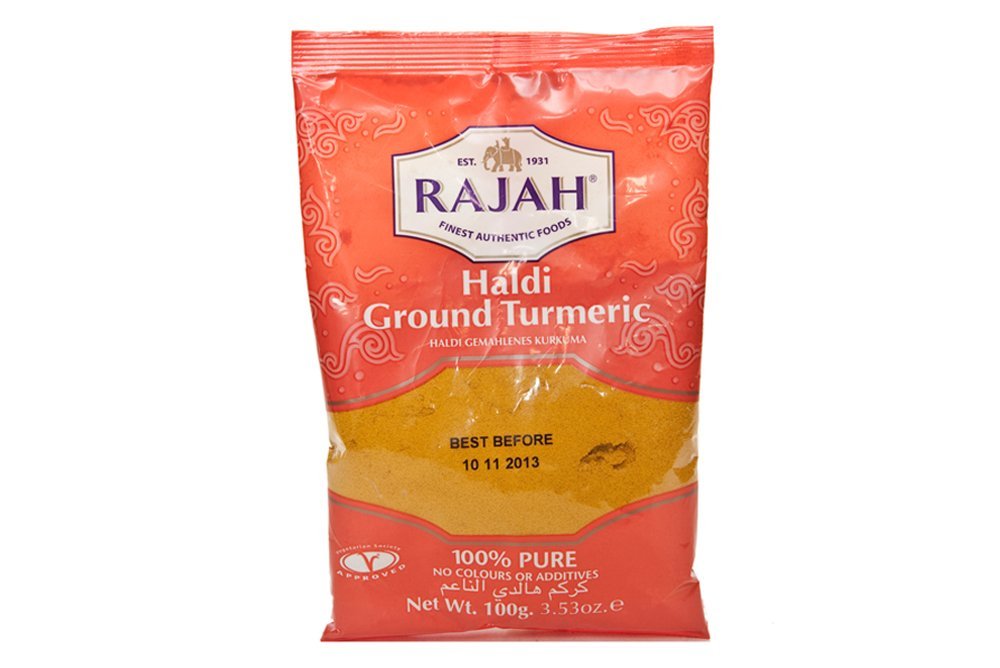 Rajah Haldi Turmeric Powder - 100G: Amazon.co.uk: Grocery