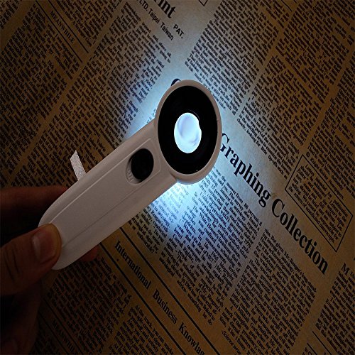 Mua LED Lighted Slide Out Illuminated Portable 40X Jewelers Loupe ...