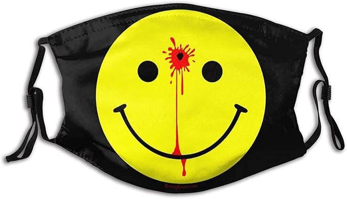 Amazon.com: Masks-Smiley Face with A Bullet Hole - Have A Nice Day ...