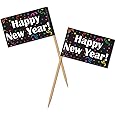 Amazon.com: Happy New Year Picks Party Accessory (1 count) (50/Pkg ...