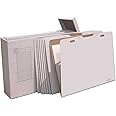 Amazon.com : Vertical Flat File System Filing Box (Set of 8) Size: 34 ...