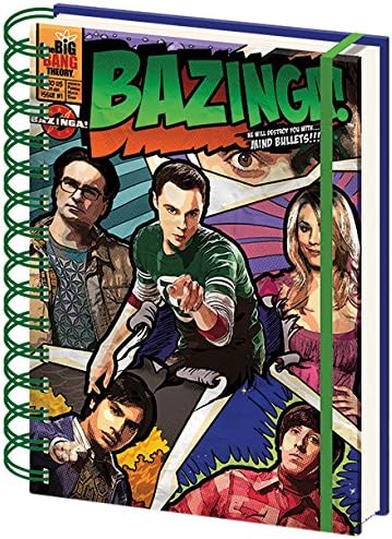 The Big Bang Theory A5 Comic Cover Notebook: Amazon.co.uk: Office Products