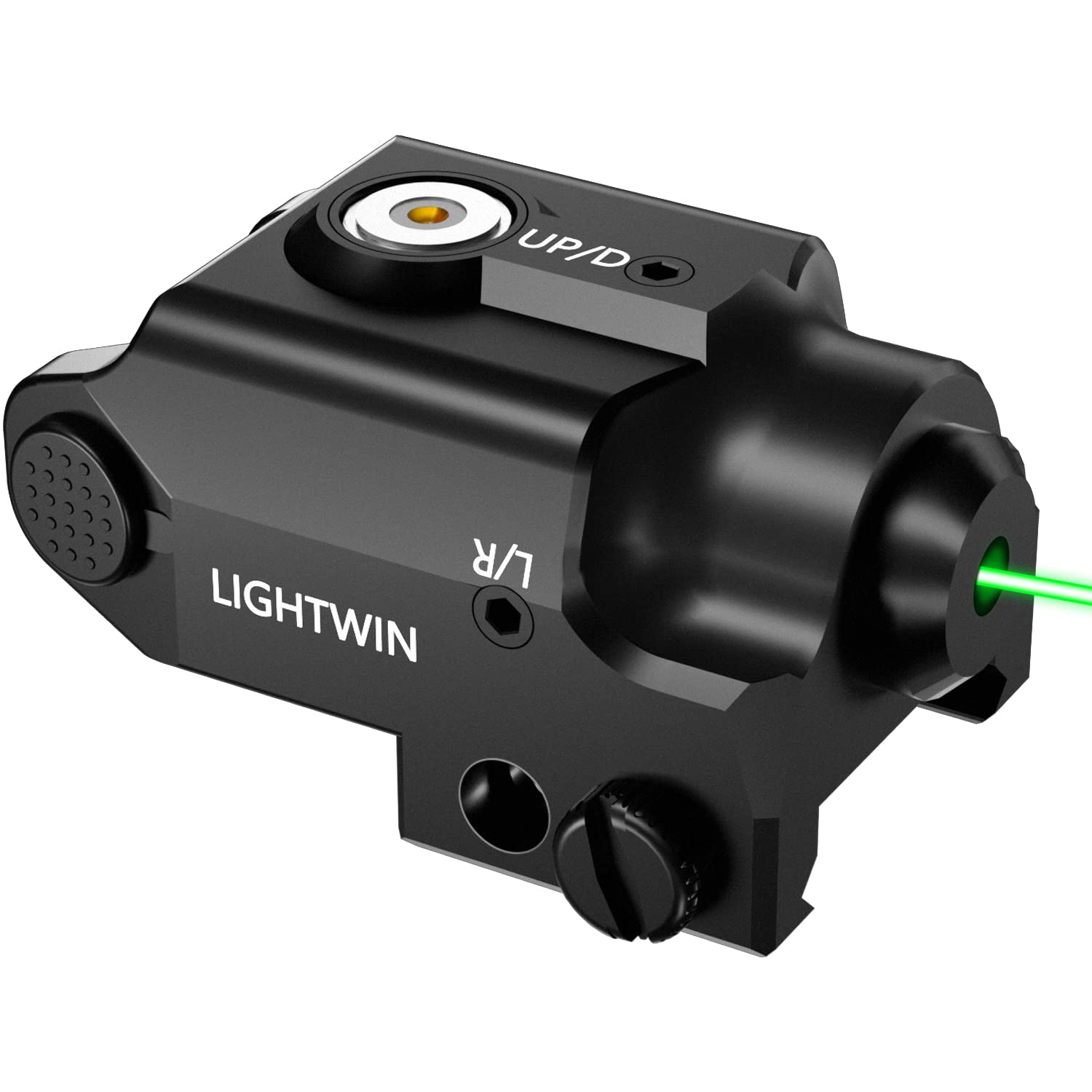 LIGHTWIN Green Laser Sight, Aluminum Ultra Low Profile Compact ...