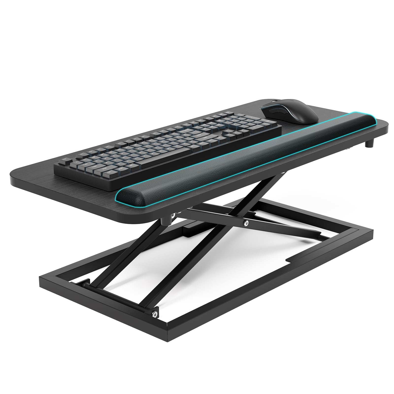 FLEXISPOT Height Adjustable 32in Standing Desk Converter Sit to Stand ...