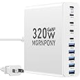 Amazon.com: 320W USB C Charger Block, 10-Port USB C Charging Station GaN III PD 65W Laptop Fast ...