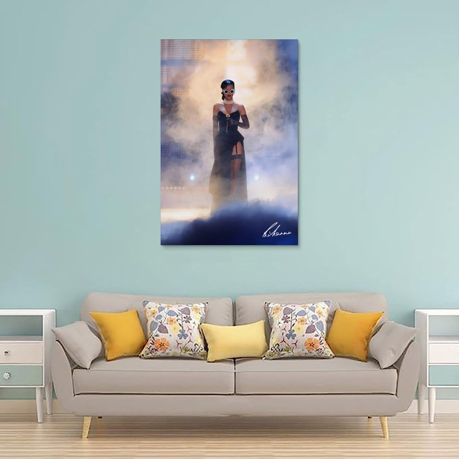 Singer Poster Tour Album Cover RihannaCanvas Poster Decoration Room ...